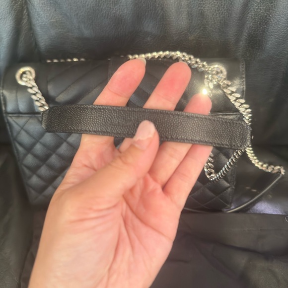Yves Saint Laurent | Bags | Ysl Medium Envelope Silver Hardware ...